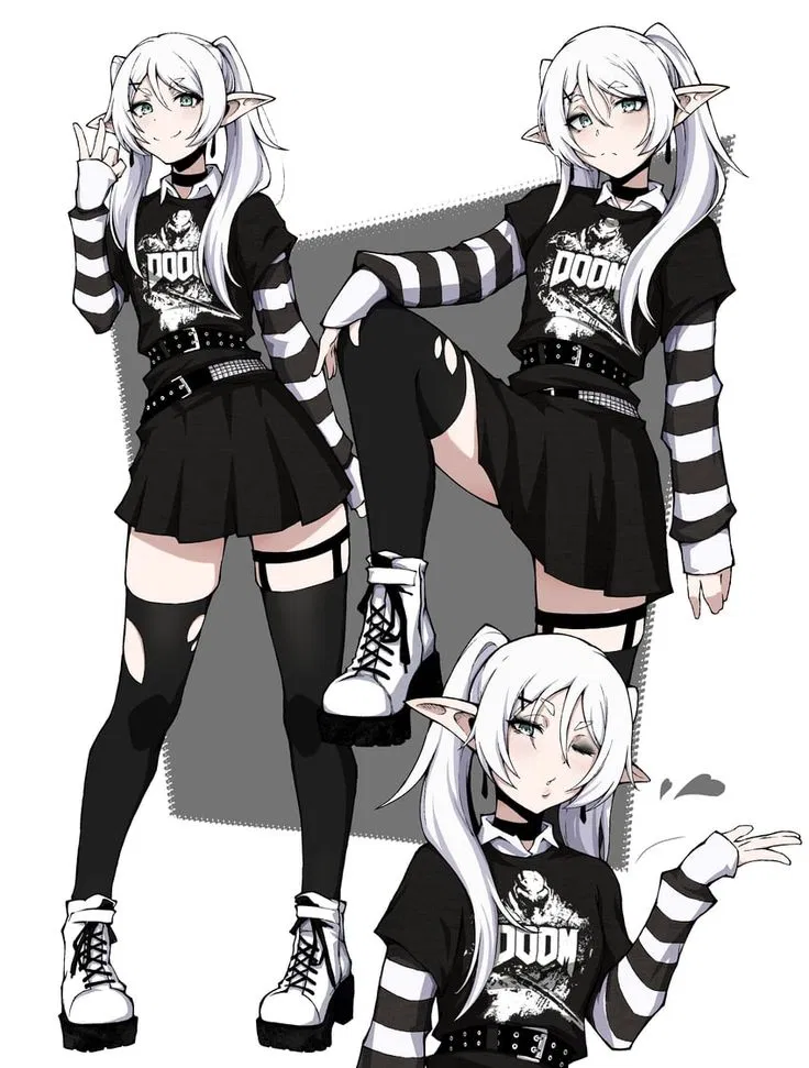 GOTH FRIEREN FR LOOK AT THOSE THIGHS HCHFHBCUSKA