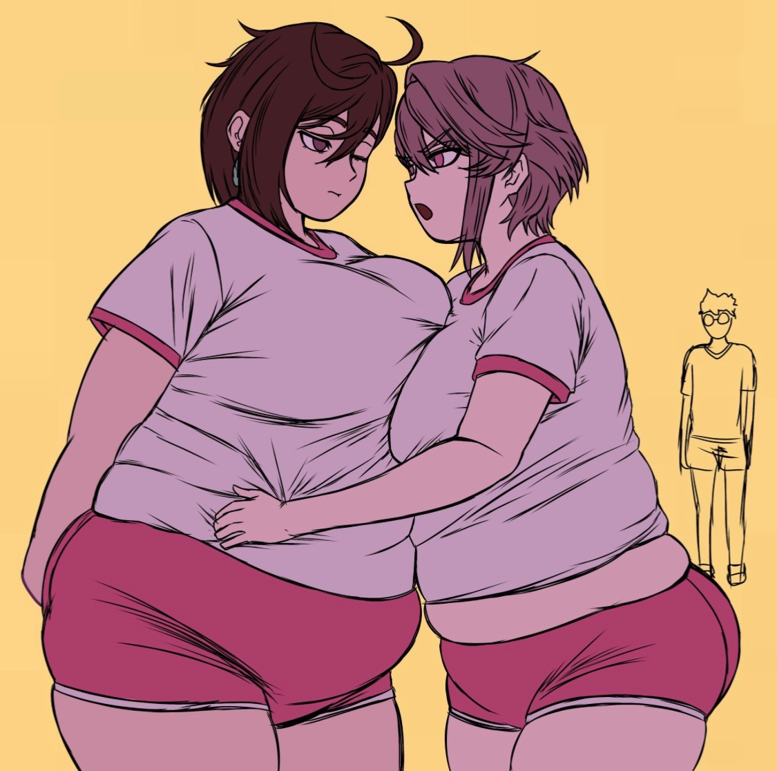 Momo Ayase and Aira fattening rivalry