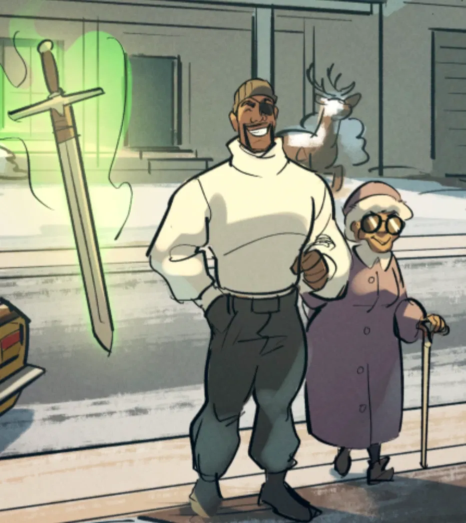 Demoman Tf2 Meeting His Mom