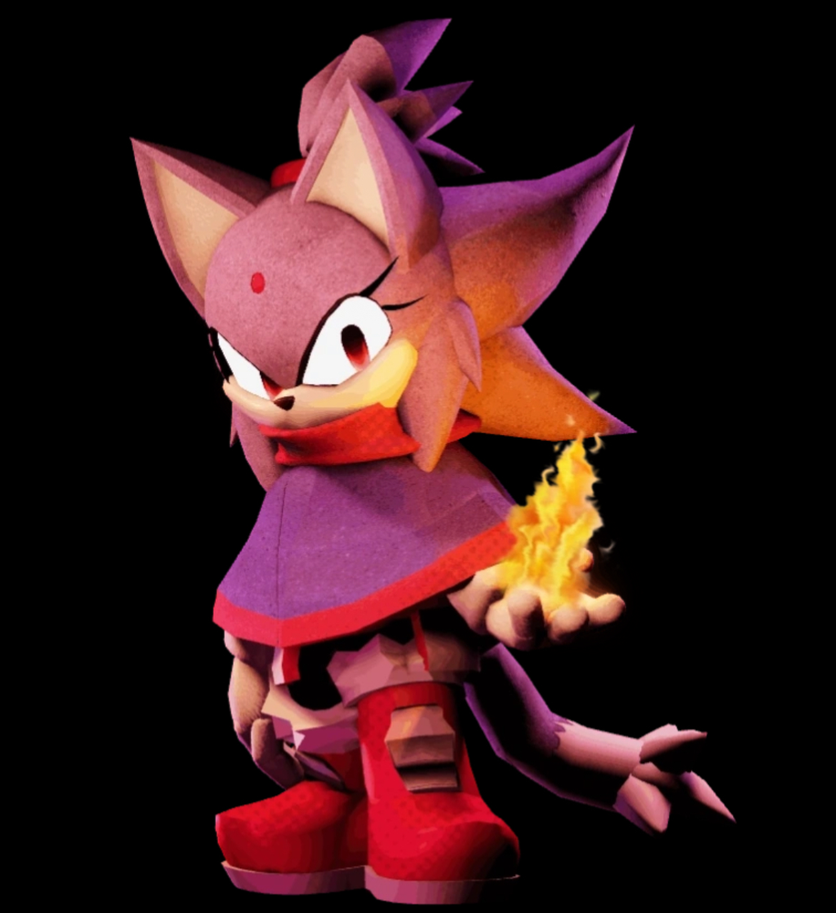 Blaze the Cat. (Fire kitty.)