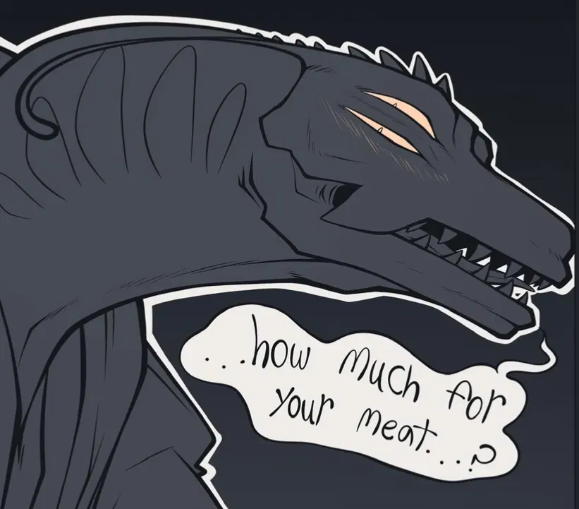 Creepy alien lizard man 2