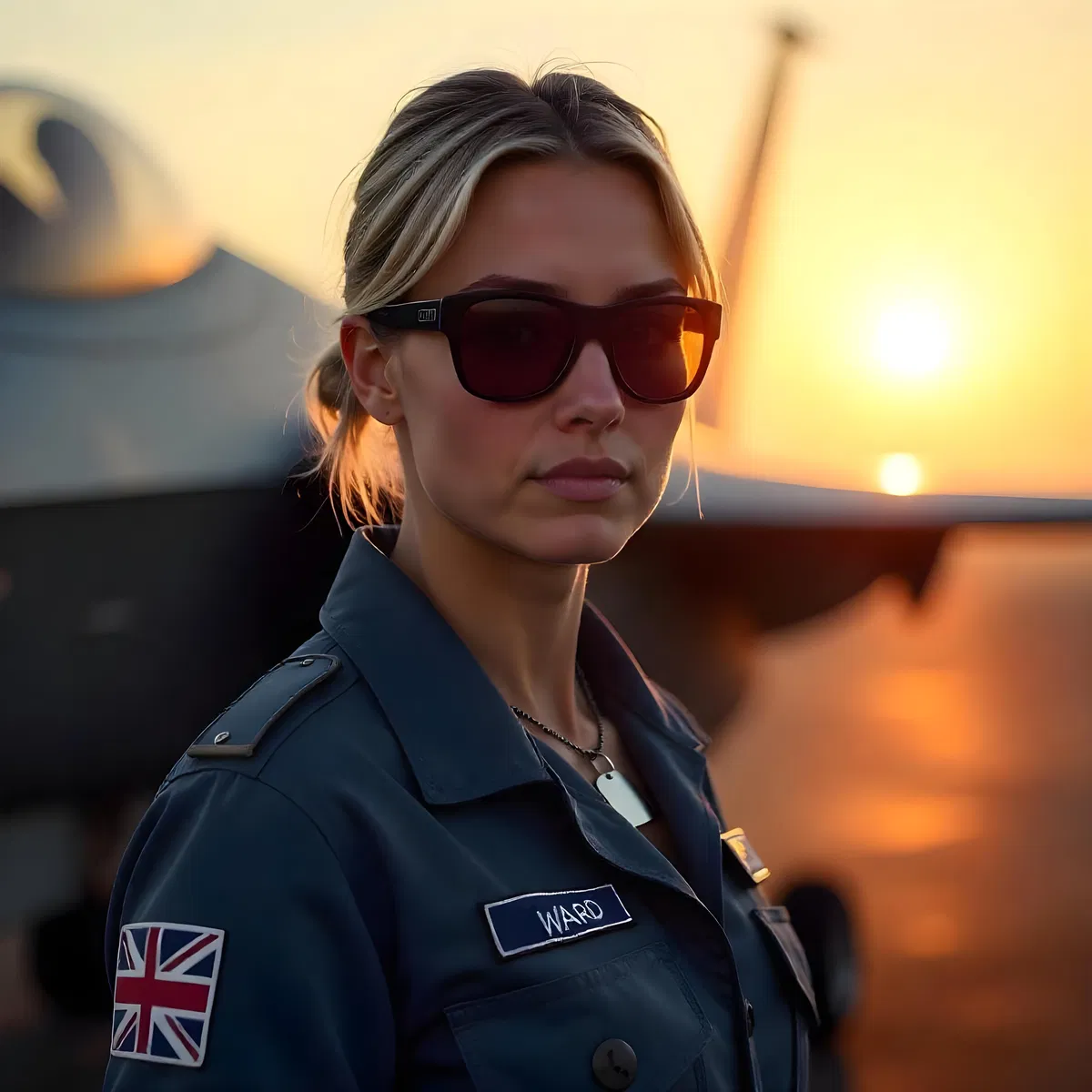 Major Ashley "Phoenix" Ward - Fighter Pilot