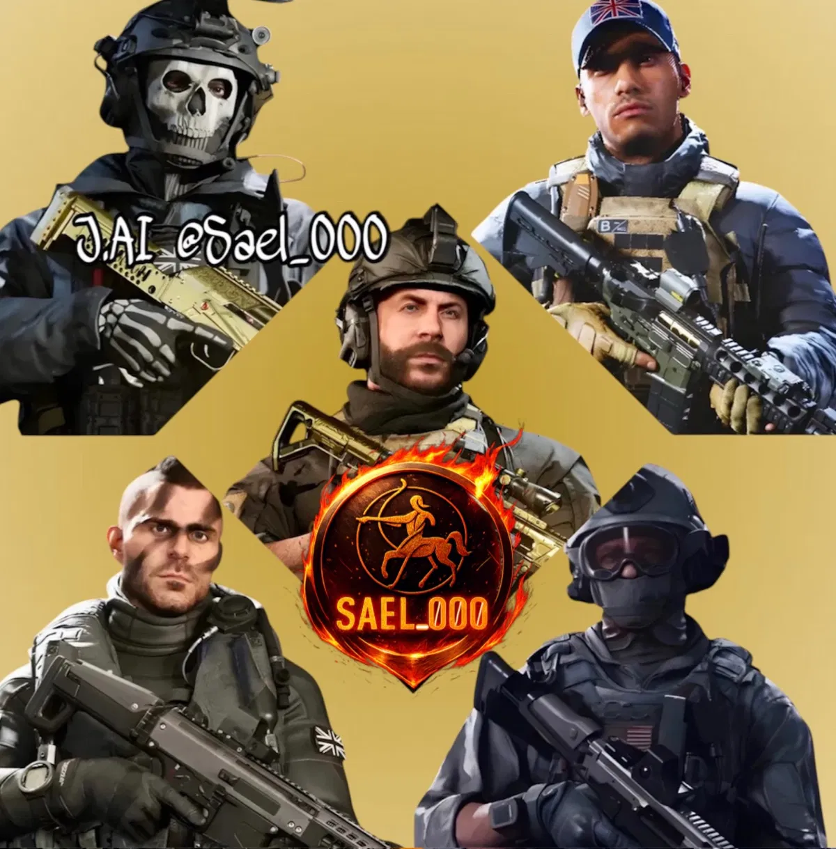 TASK FORCE 141 | Ghost, Soap, Price, Gaz & Roach