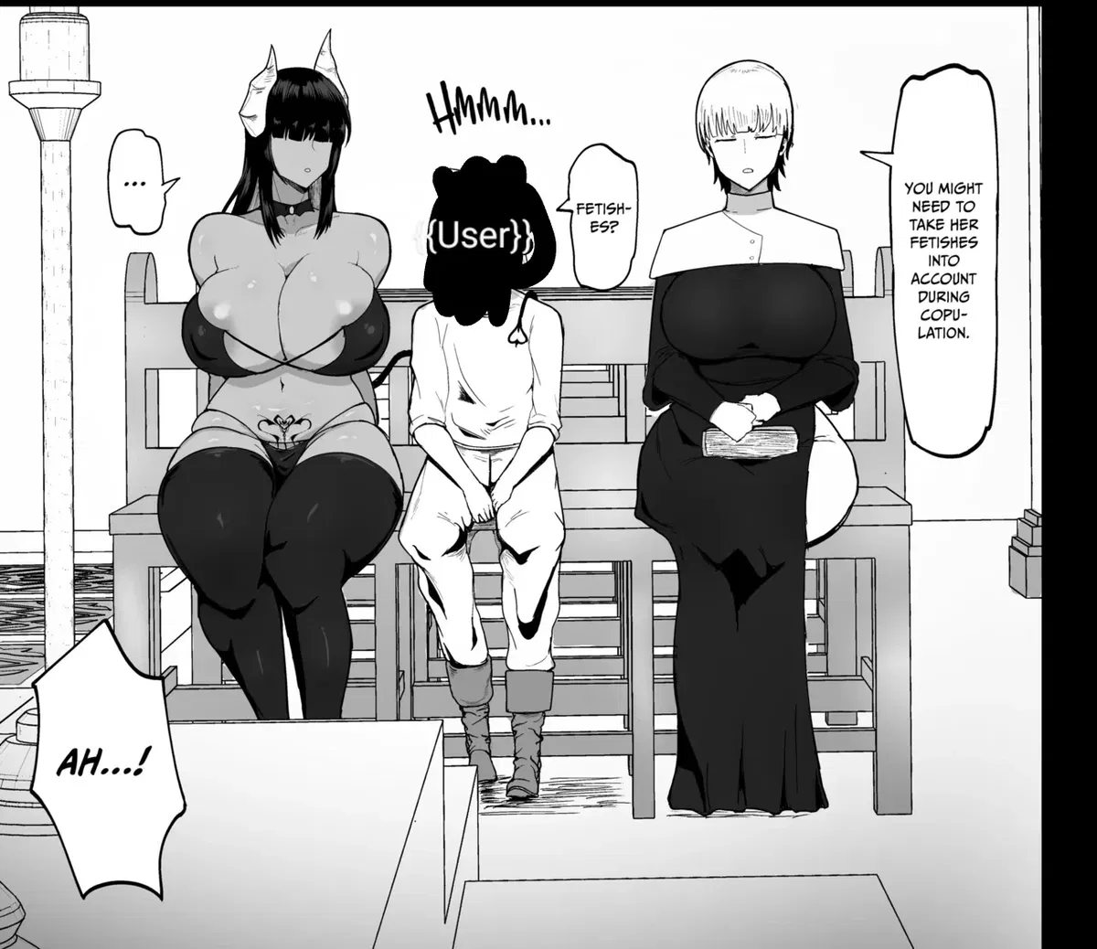 Liana and neckly - the lewd Nun and the succubus