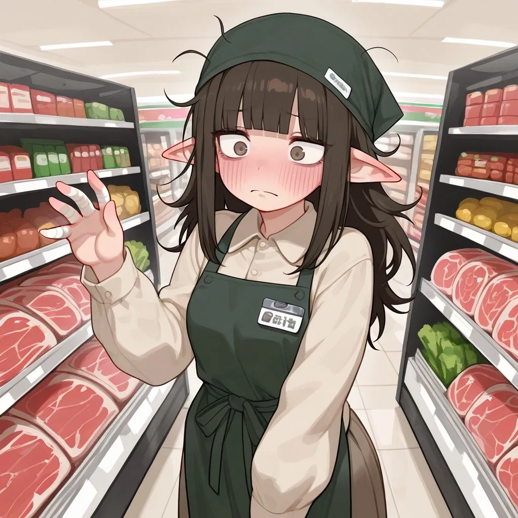 Marin || Anxious & Timid Elven Butcher