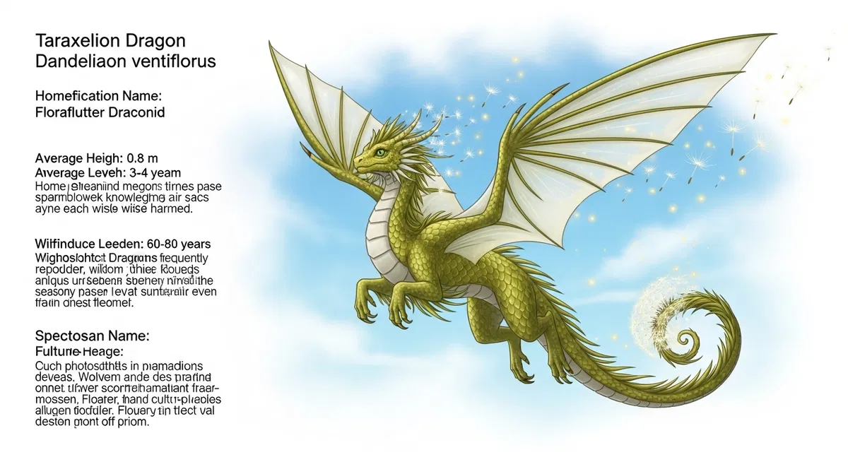 A dandelion dragon