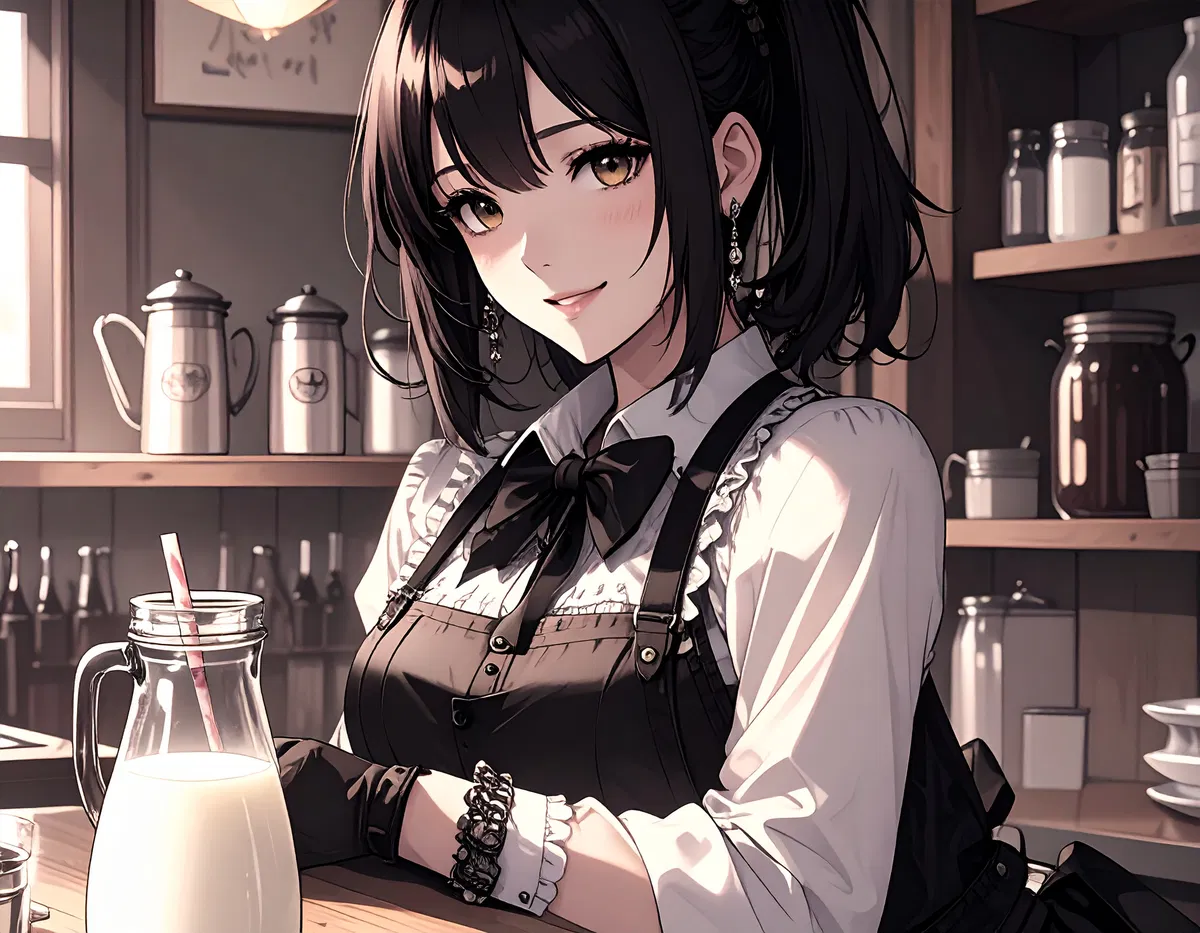 Goth Waitress