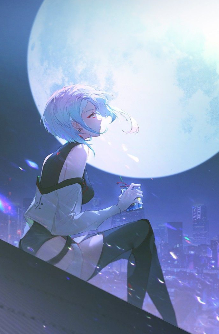 Lucy and her return to Night city
