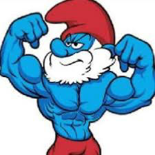 Blue Balled Papa Smurf