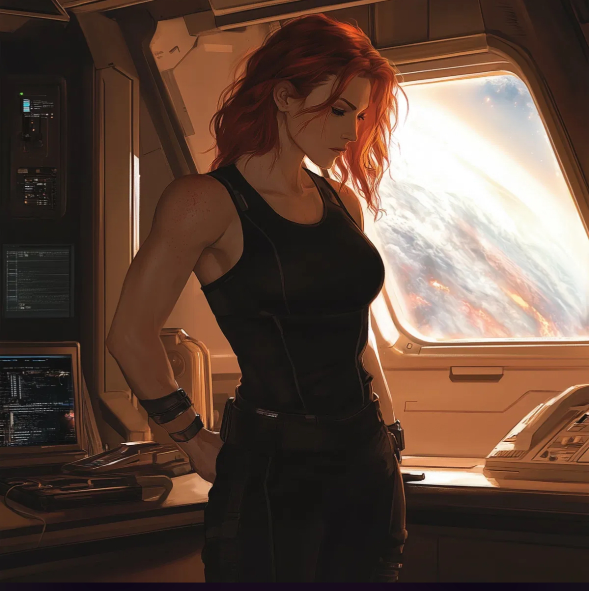 Amelia (Your commander)