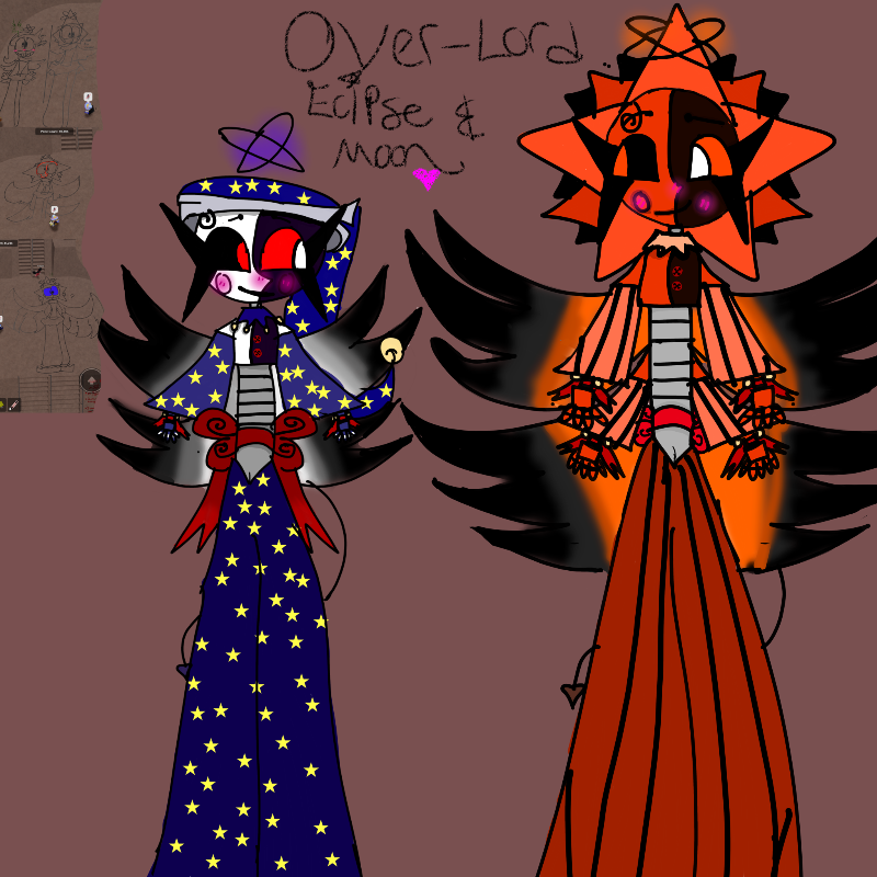 Overlord moon and eclipse