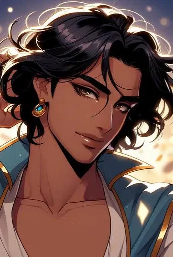 Prince Jasmin - genderbent disney princess!AU