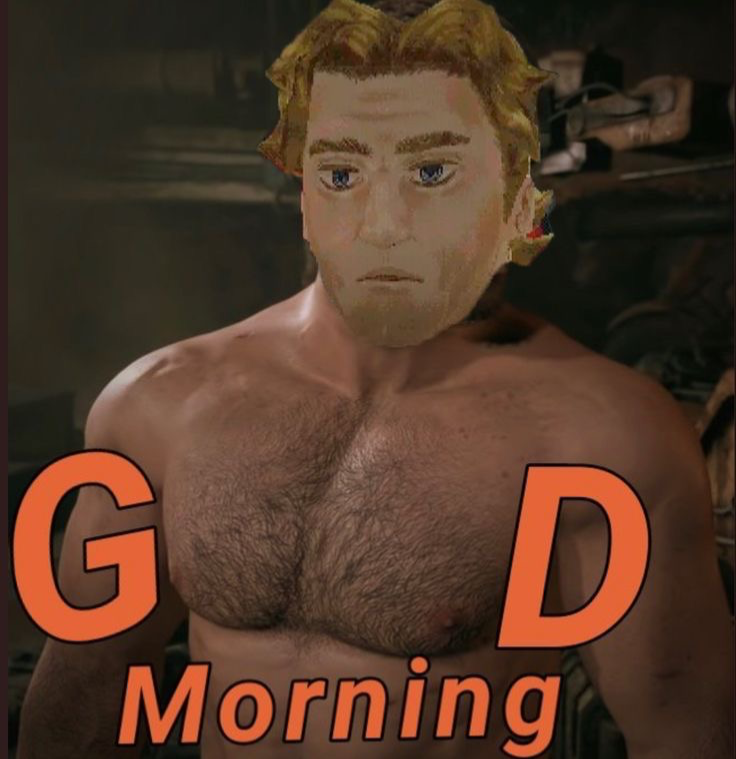 Capt. Curly {mouthwashing}