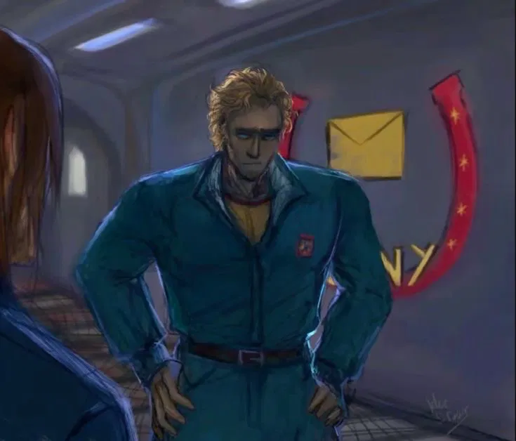 Capt. Curly {mouthwashing}