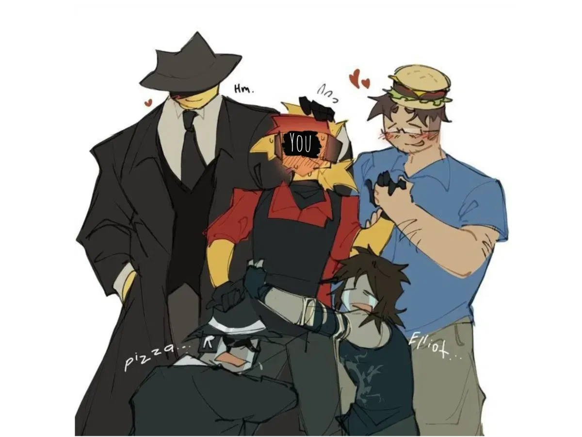 You have three boyfriends