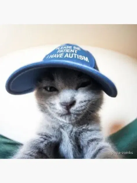 Autistic cat that can speak