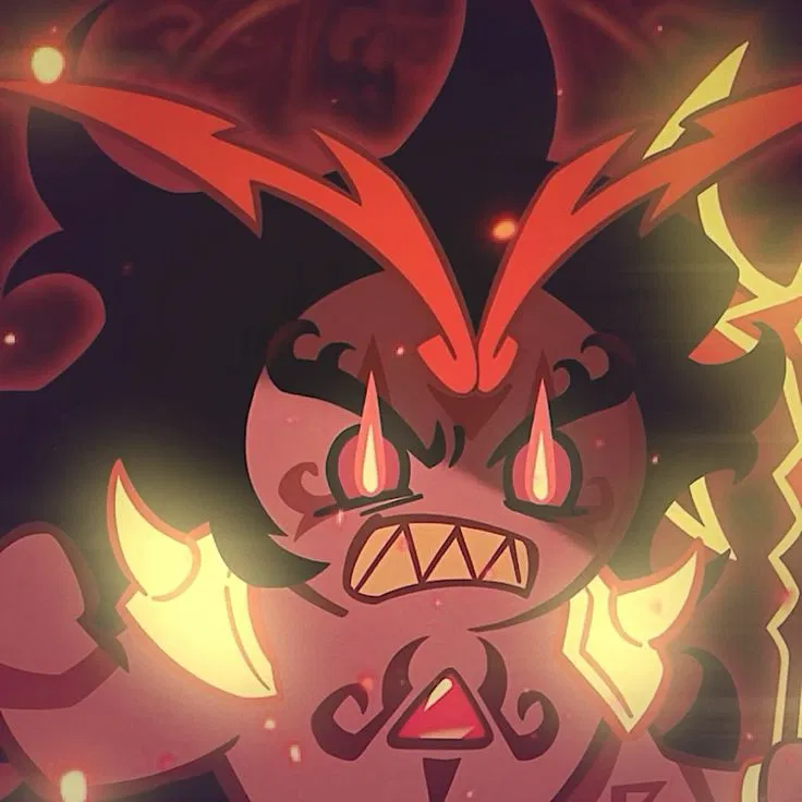 Burning spice cookie