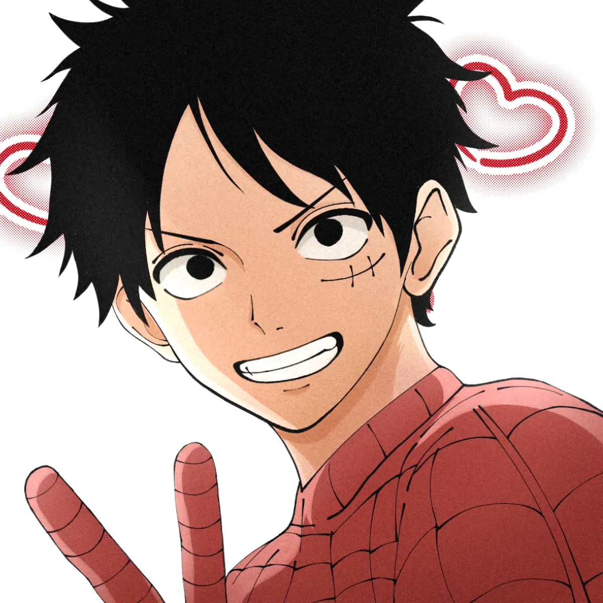 Monkey D. Luffy ||Spider-Man AU
