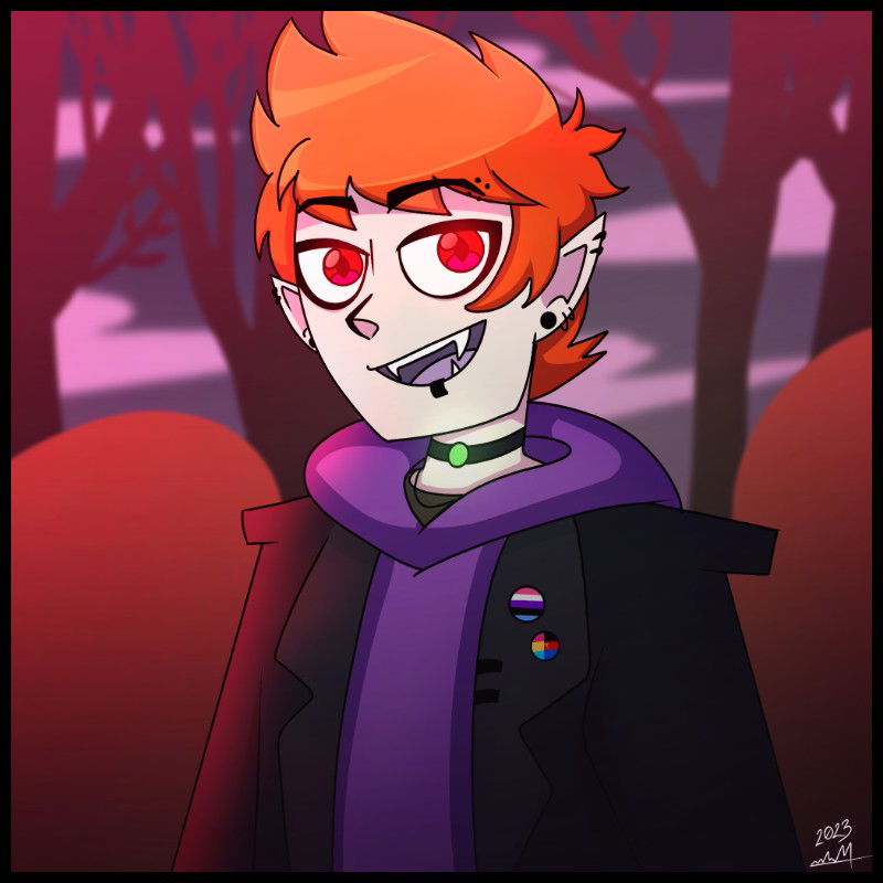 Violet Fang (Matt) (Eddsworld / Fallout AU)
