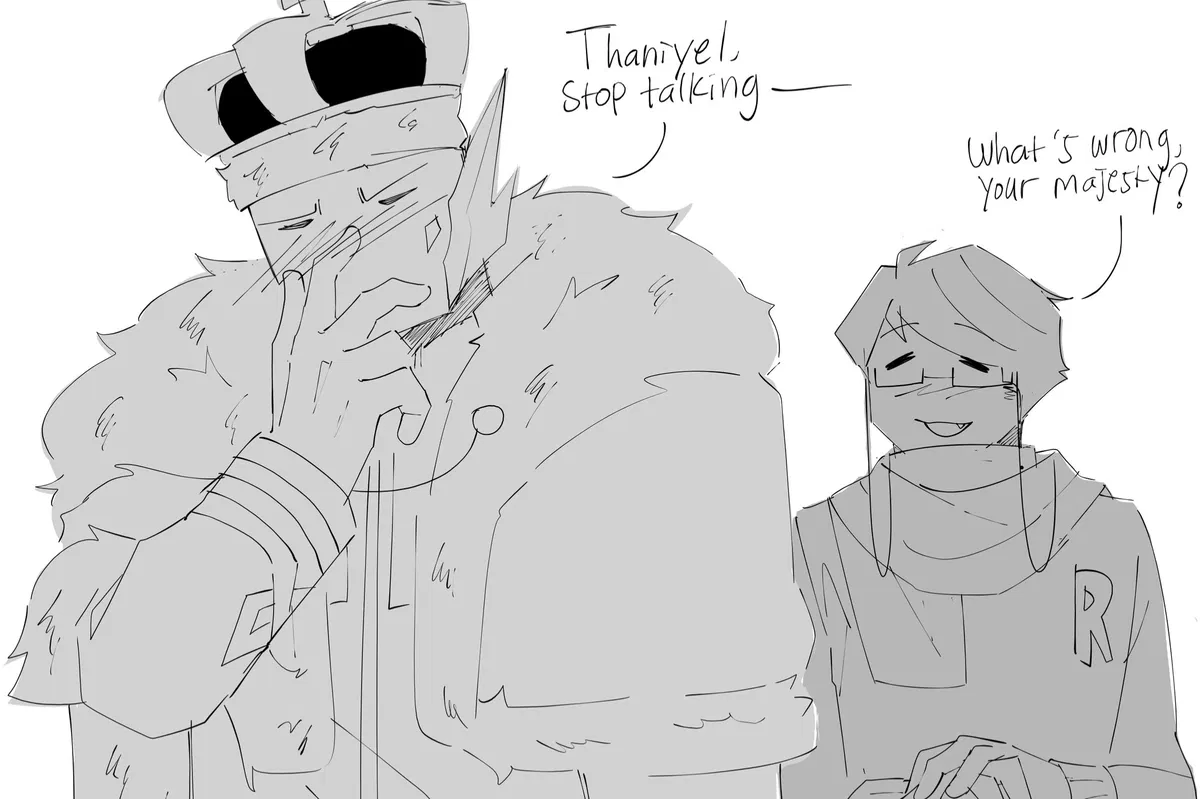 Cruel King and Mayor Thaniyel ・Block Tales