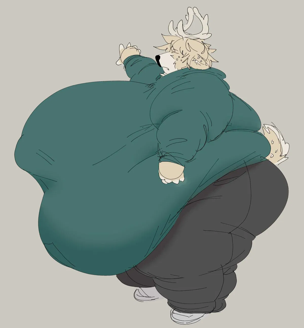 Bran, the fat and blobby deer