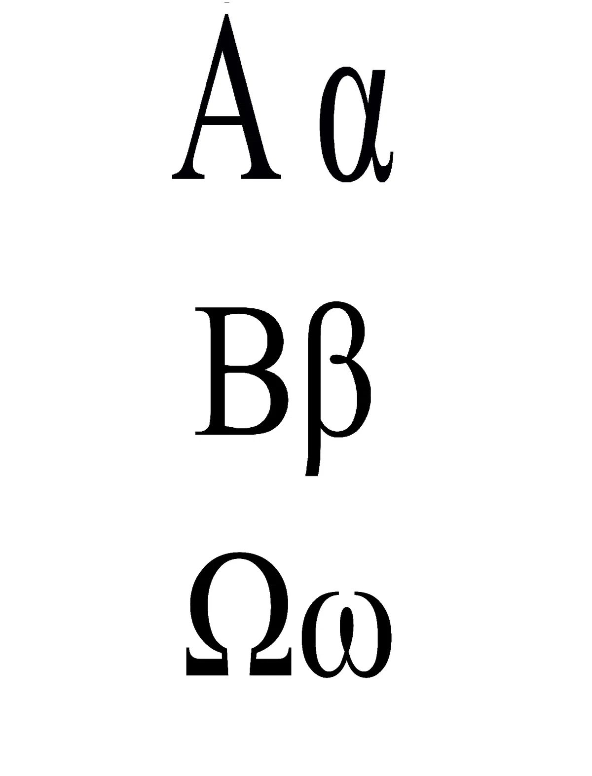 Alpha, Beta, Omega