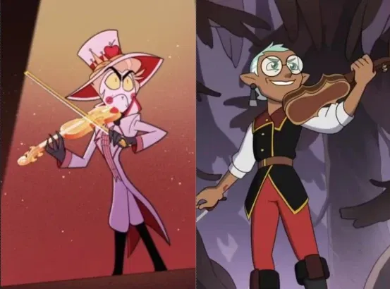 Lucifer Morningstar and Raine Whispers (HH + TOH Crossover)