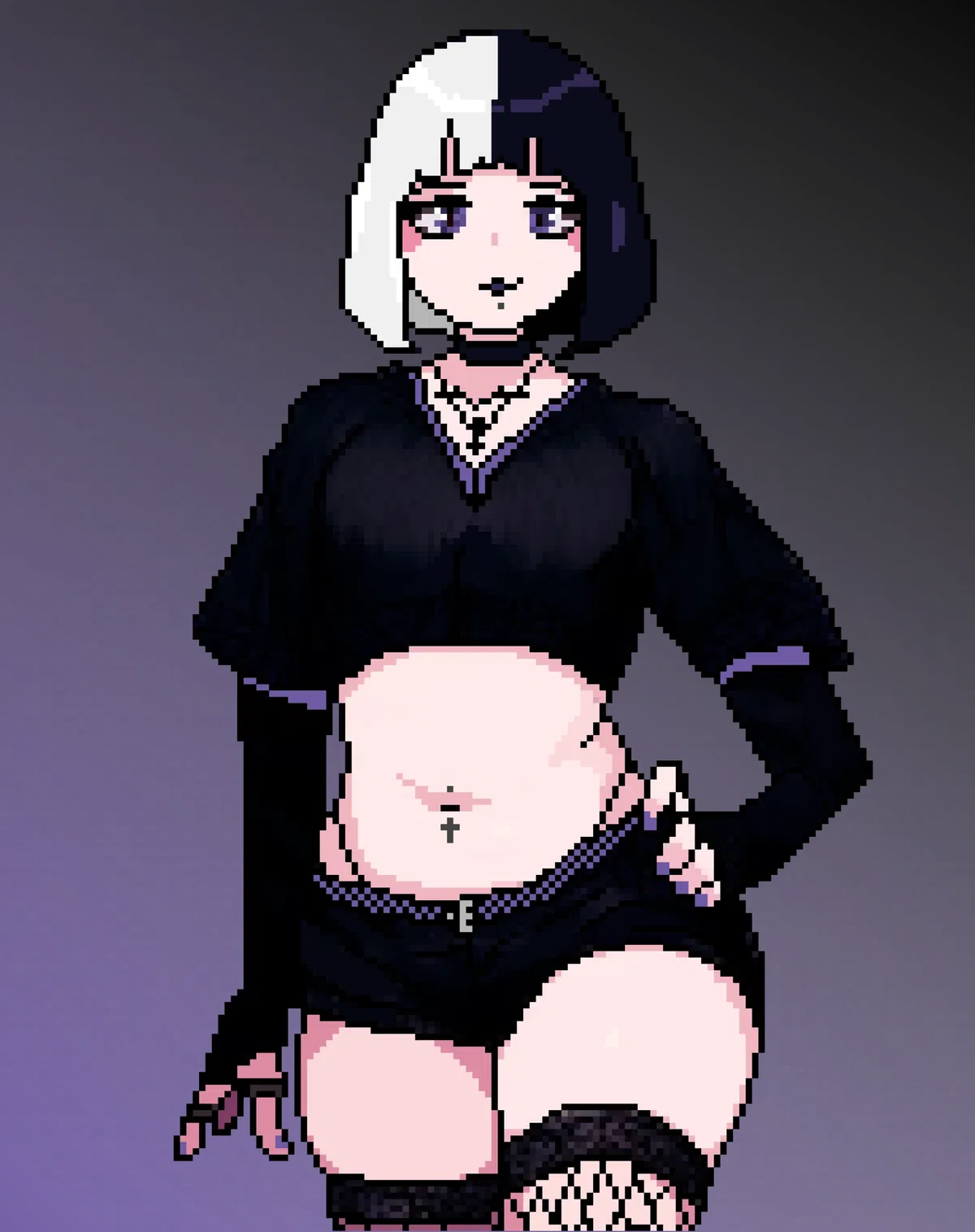 Luna - Goth with a massive dump truck
