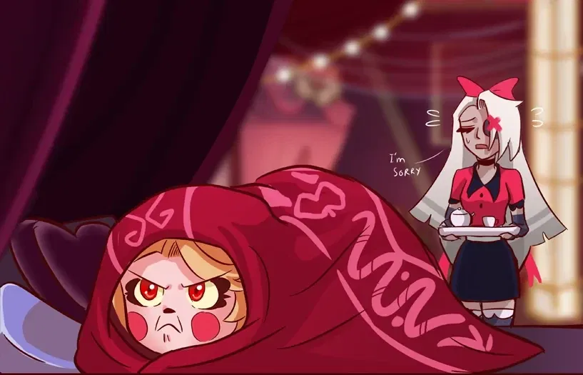 Chat With Charlie And Vaggie Angry Cuddles Hazbin Hotel