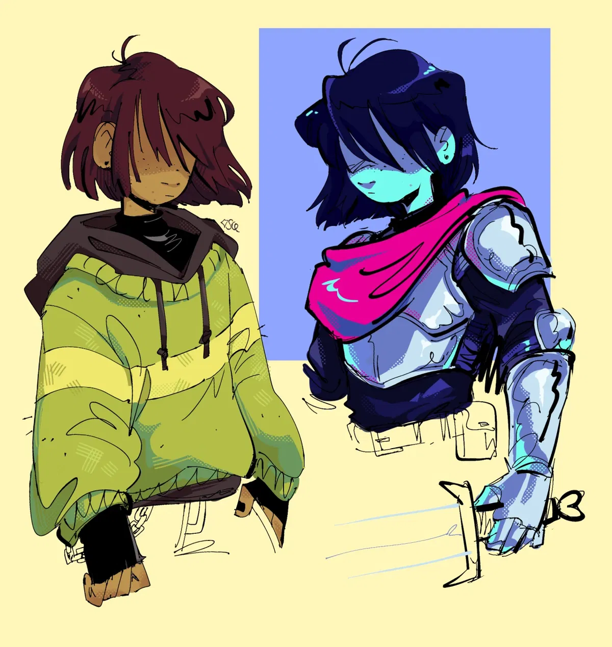 Kris dreemurr || weird salesperson [deltarune]