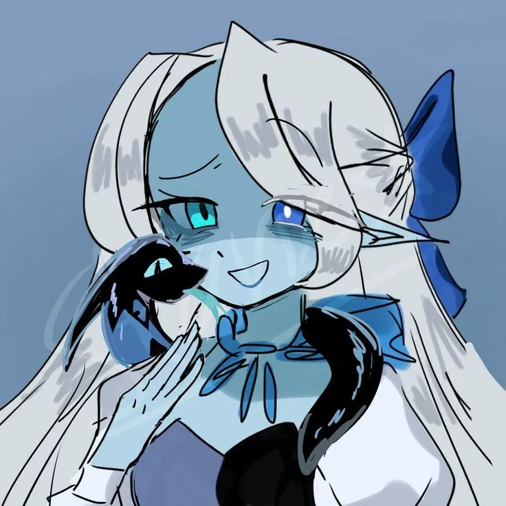 Lady in Azure | Shadow Milk Cookie