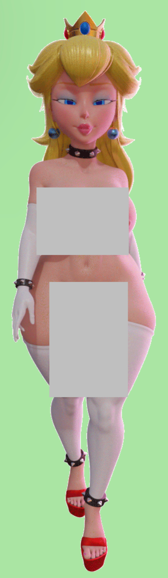 Princess Peach Futanari [WyerframeZ version]