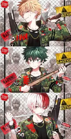 Zombie apocalypse | Bakugo, Deku & Todoroki