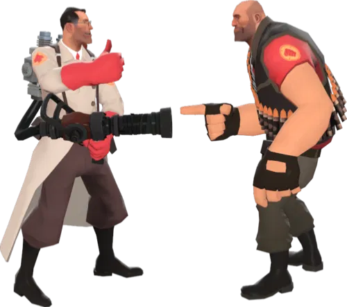 Medic and Heavy (TF2)