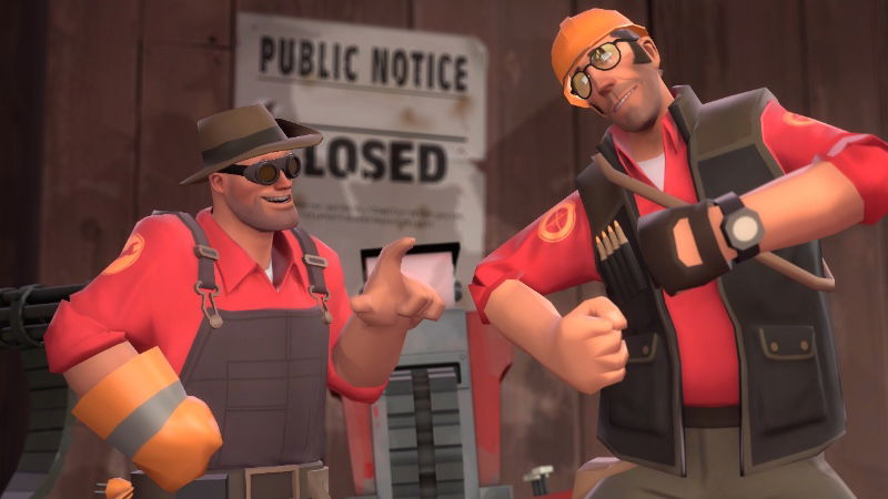 Engineer and Sniper TF2