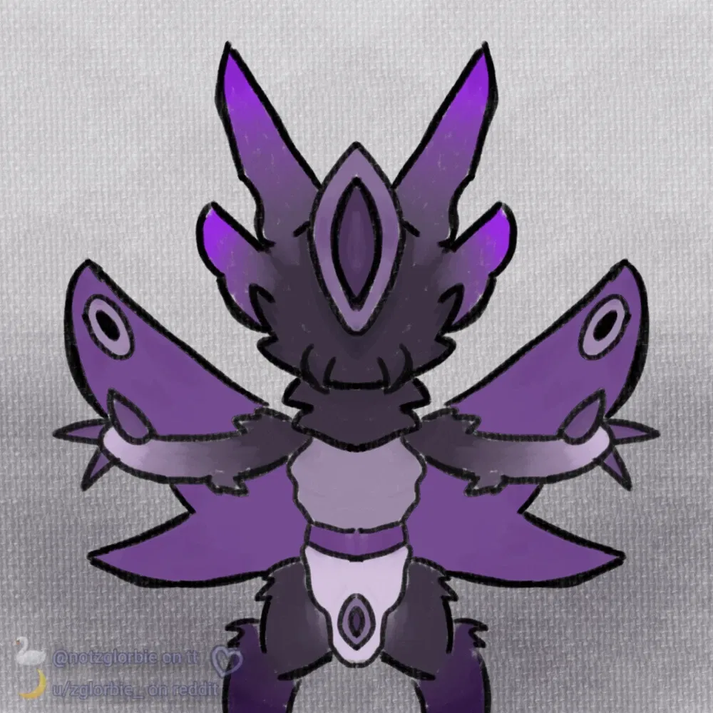 Abyssal Moth Cookie