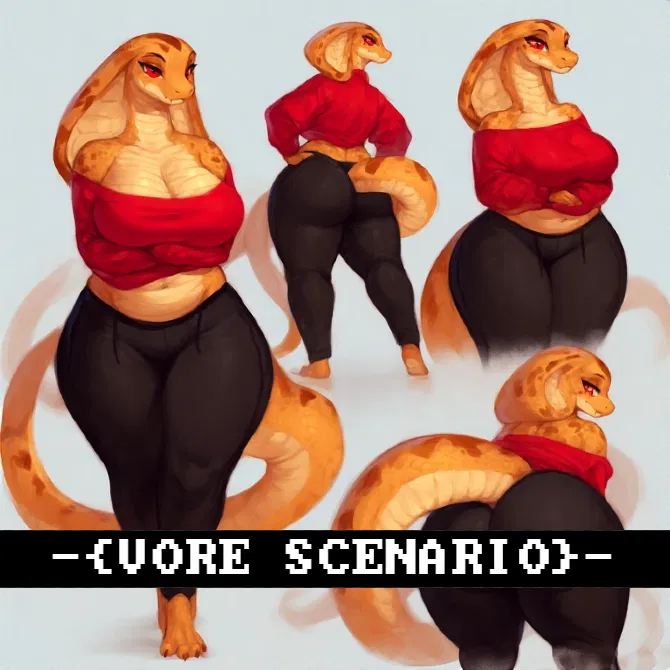 -{ 𝕊𝕟𝕒𝕜𝕖 𝔾𝕚𝕣𝕝 }- (VORE SCENARIO)