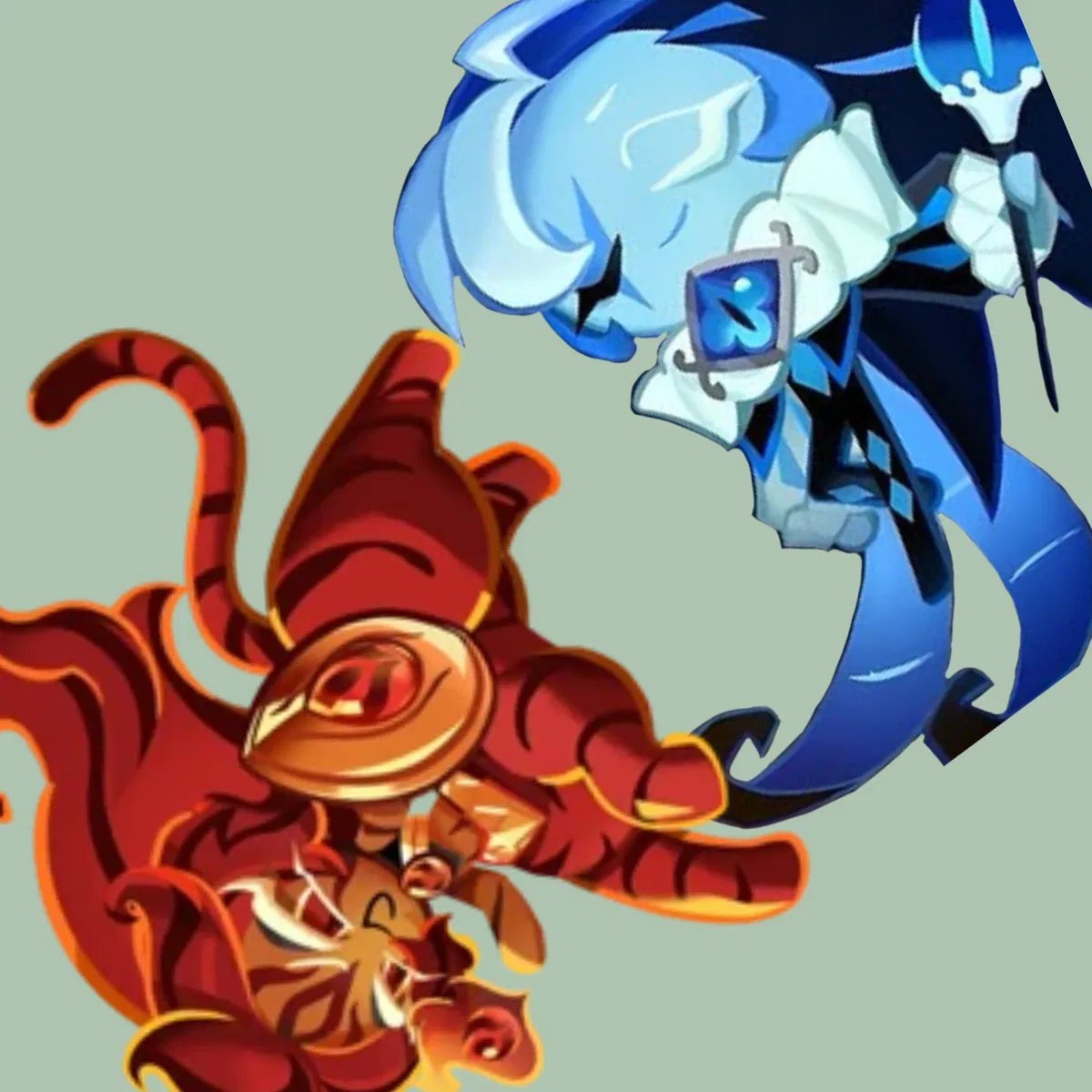 Nutmeg Tiger Cookie & Shadow milk Cookie