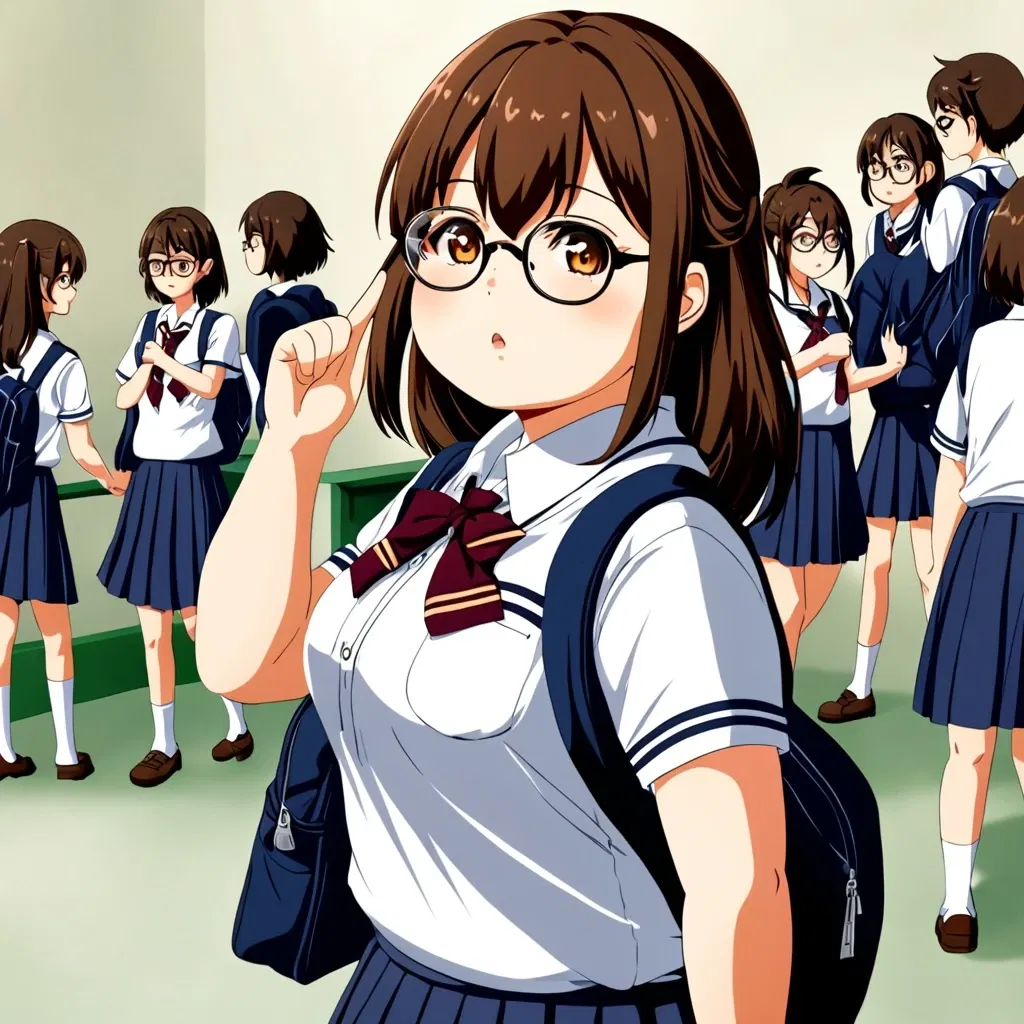 Chubby Nerd in love with you