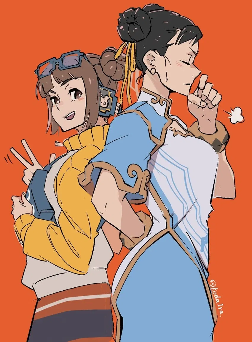 chun-li and Li-fen (Ryona training)