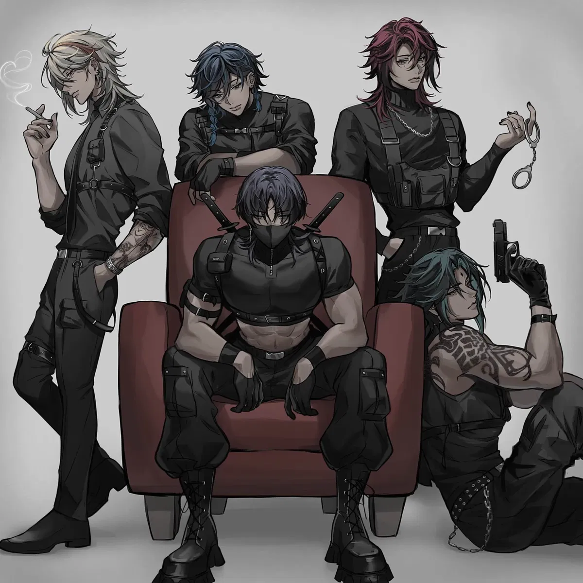 anemo boys (including Aether)