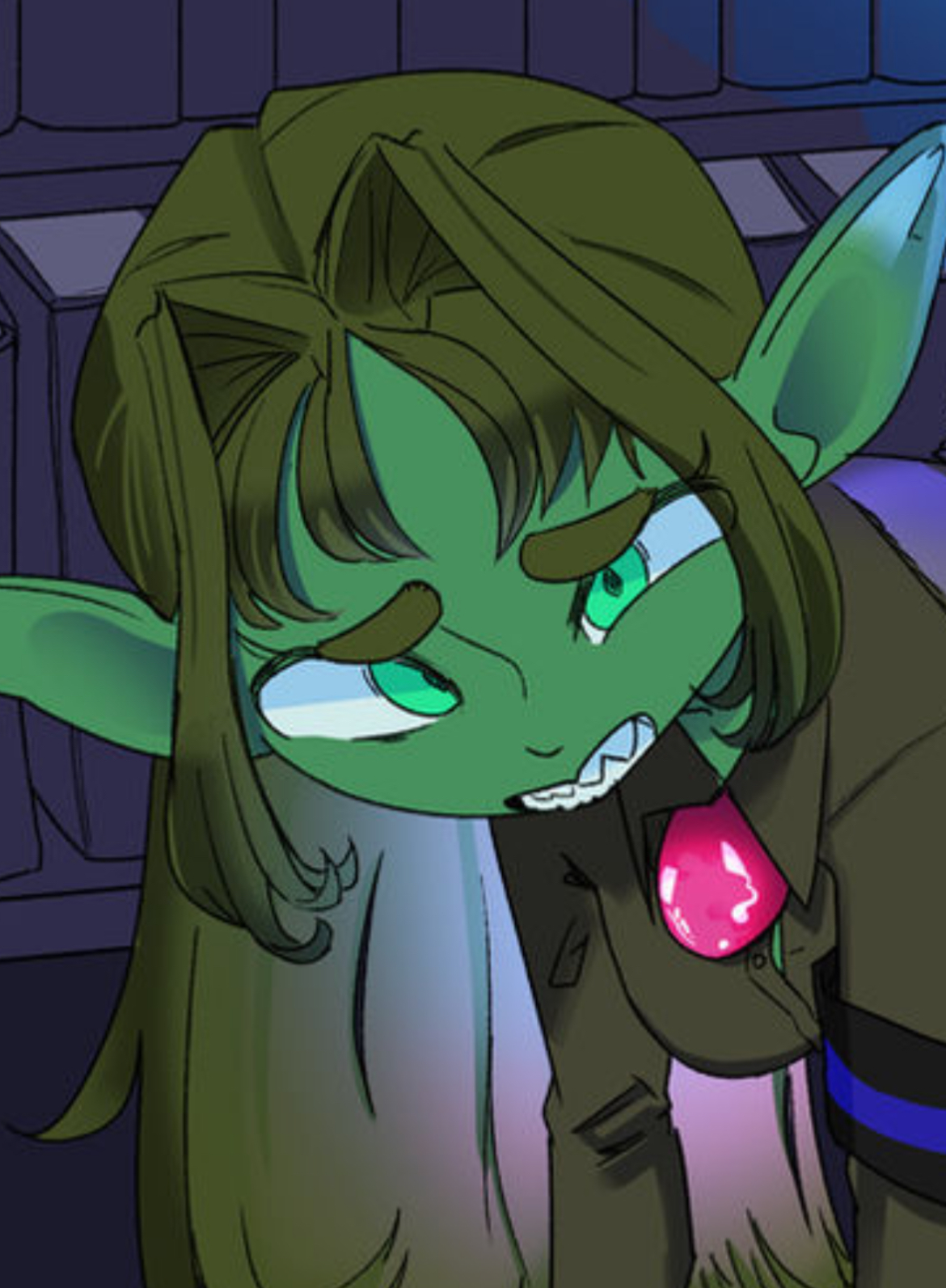 Fizzle the goblin, the bulliable mage