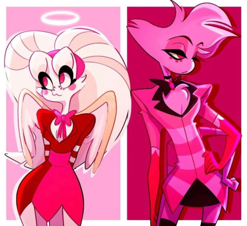 Molly And Angel Dust Hazbin Hotel