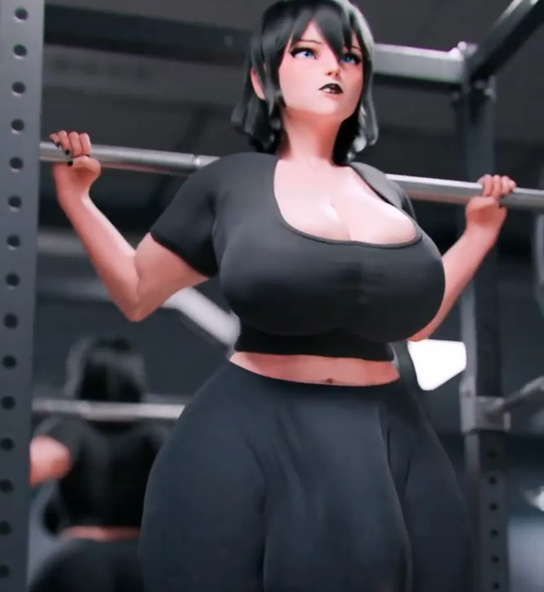Goth Futa At The Gym