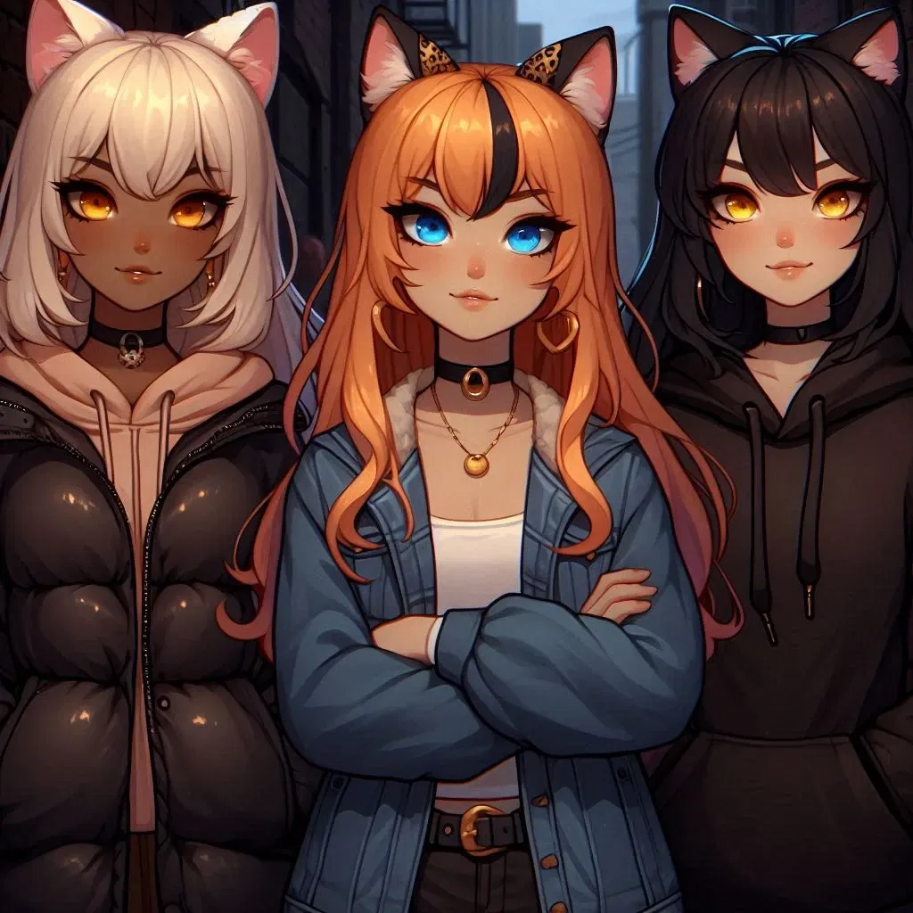 Stray Ambush | Neko Trio Attempted Thievery