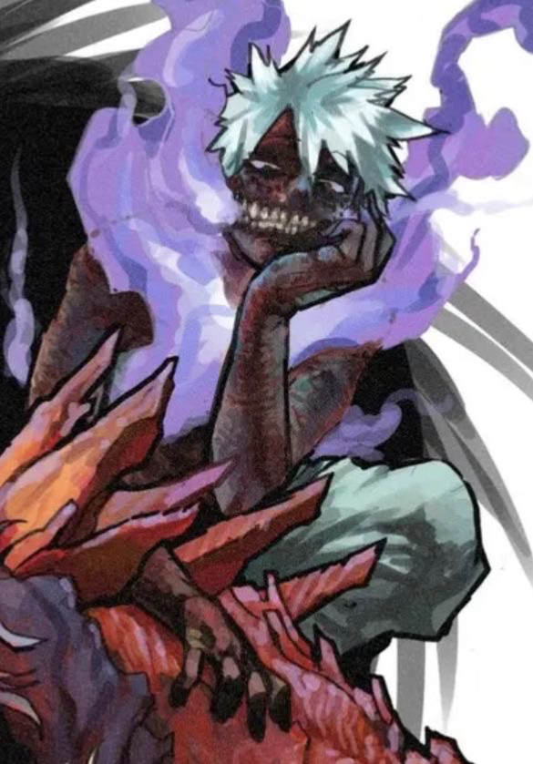 Dabi. Monster AU (Phoenix)