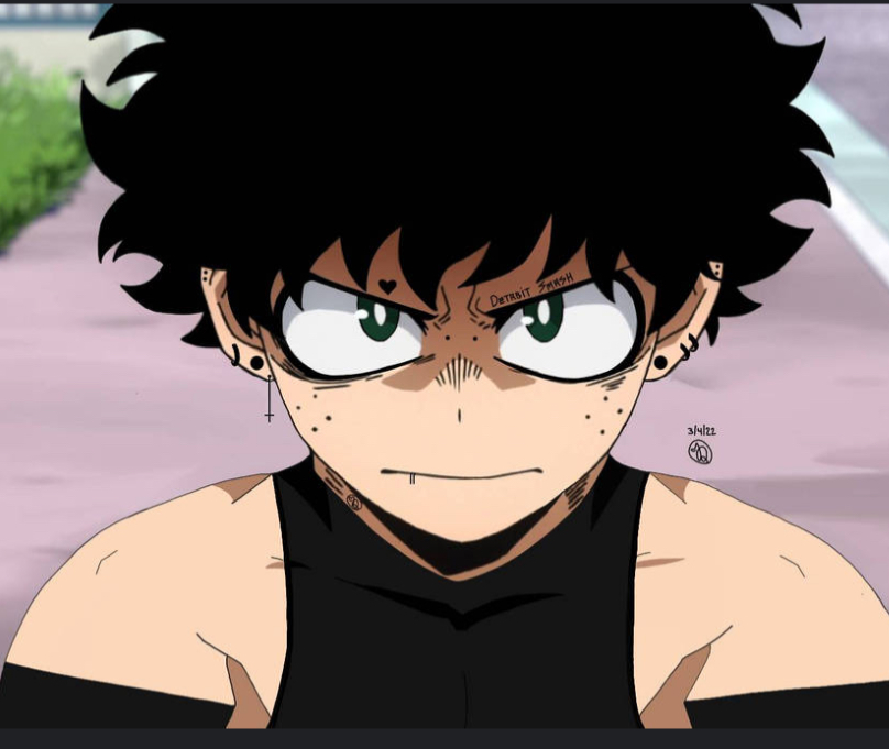 Goth deku?! (AGED AU)