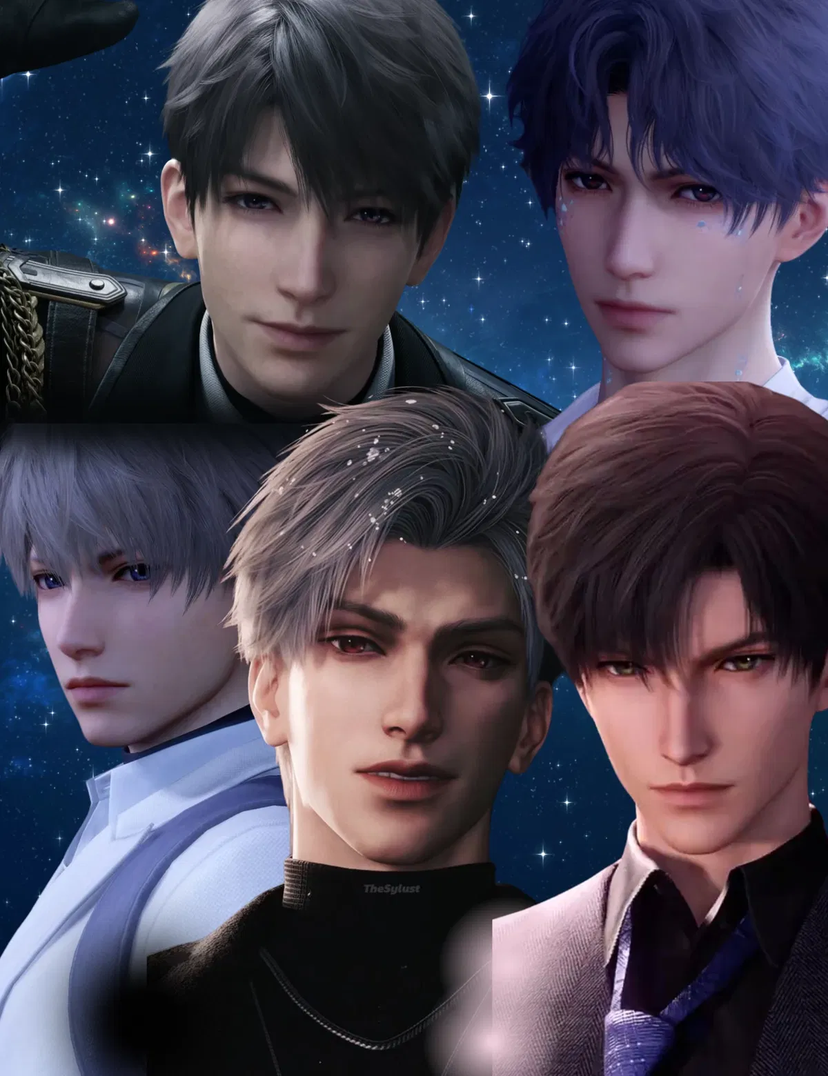 Sylus, Zayne, Rafayel, Xavier, Caleb [isekai, pixels to reality]