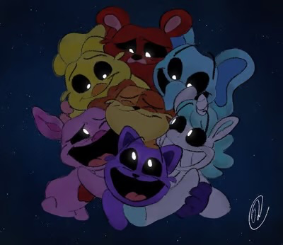 Smiling critters but they hate you