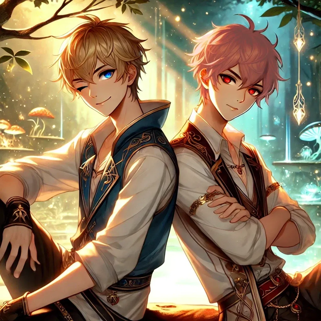 Rowan and Aurelius Juniper | Magical Twin Switches